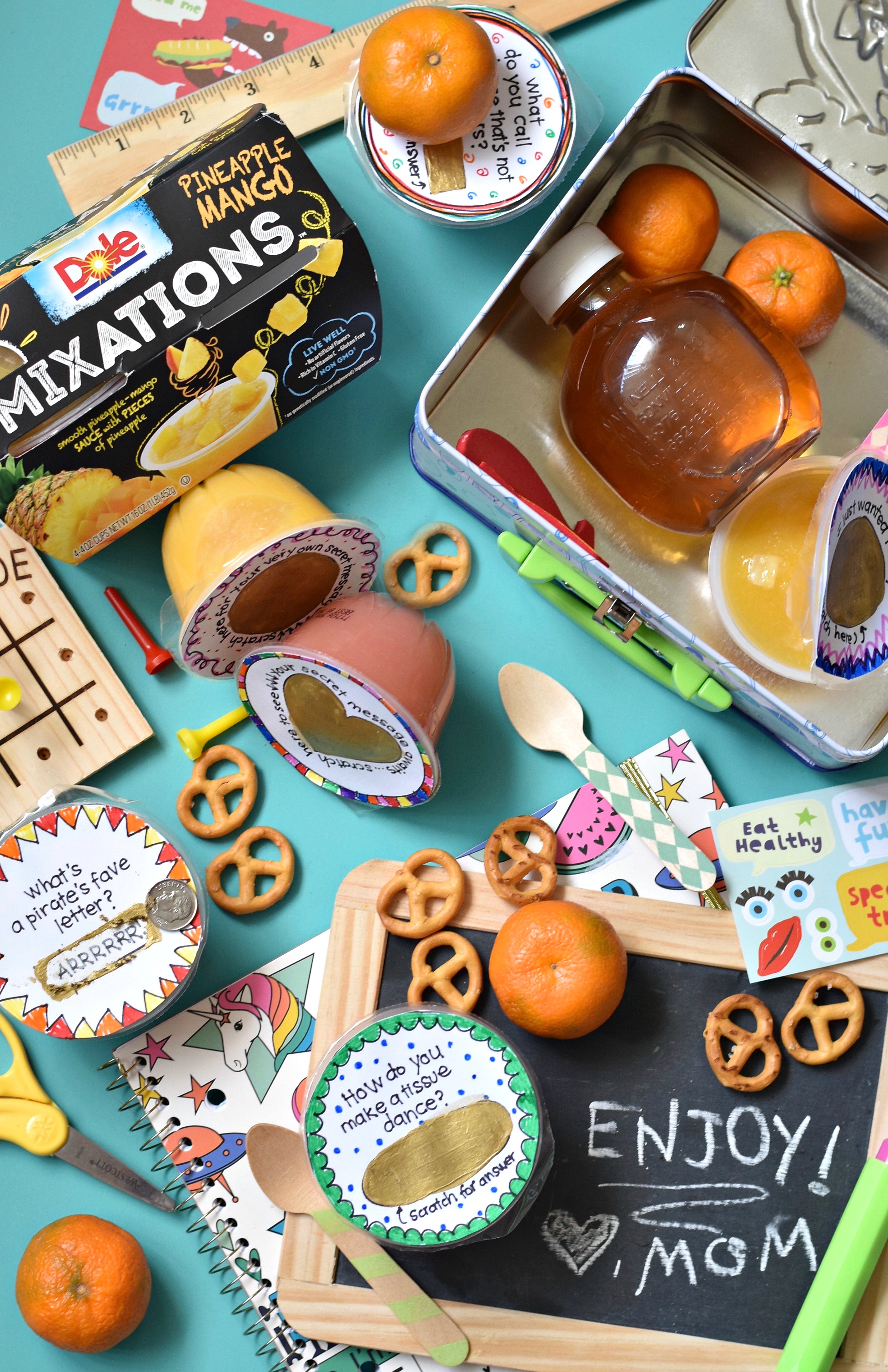 DIY Lunchbox Scratch Off Messages - Fork and Beans DIY Lunchbox Scratch Off Messages - Fork and Beans