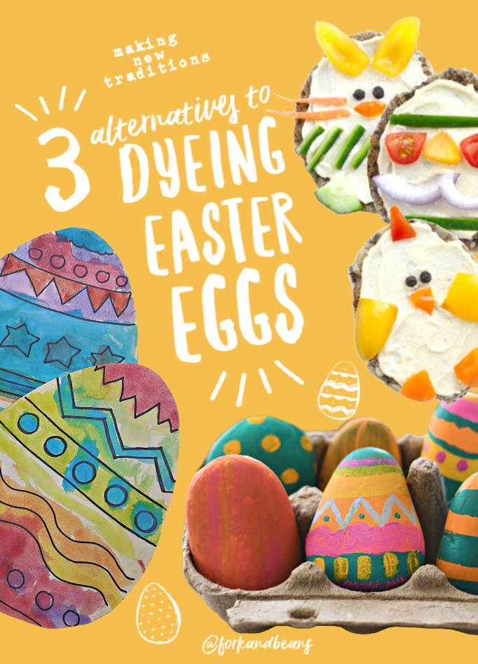 Alternatives To Dyeing Easter Eggs Fork And Beans